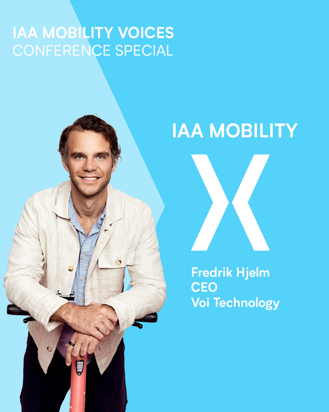 Conference Special: Fredrik Hjelm (Voi Technology) | IAA MOBILITY