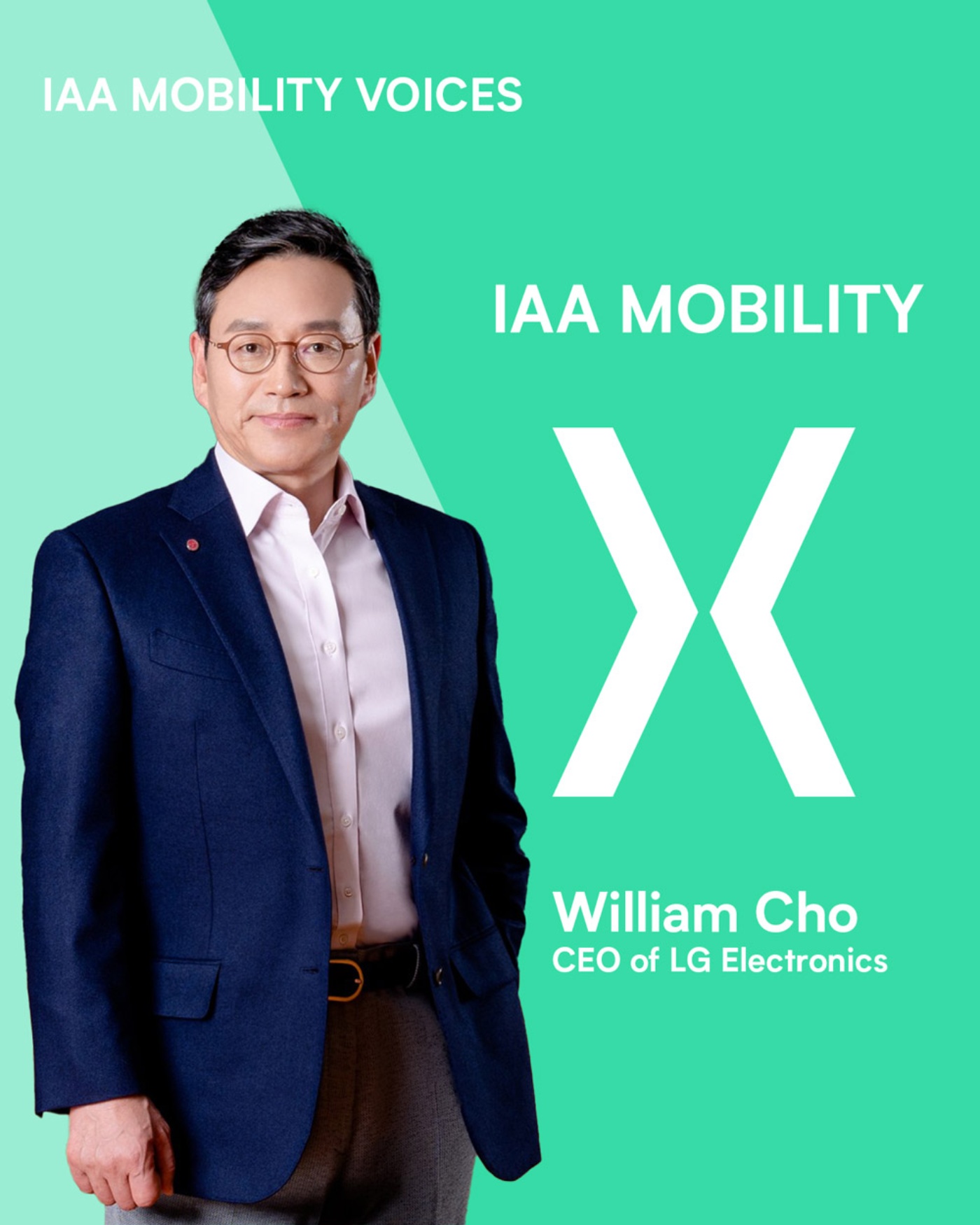IAA MOBILITY Voices: William Cho (CEO of LG Electronics) | IAA MOBILITY